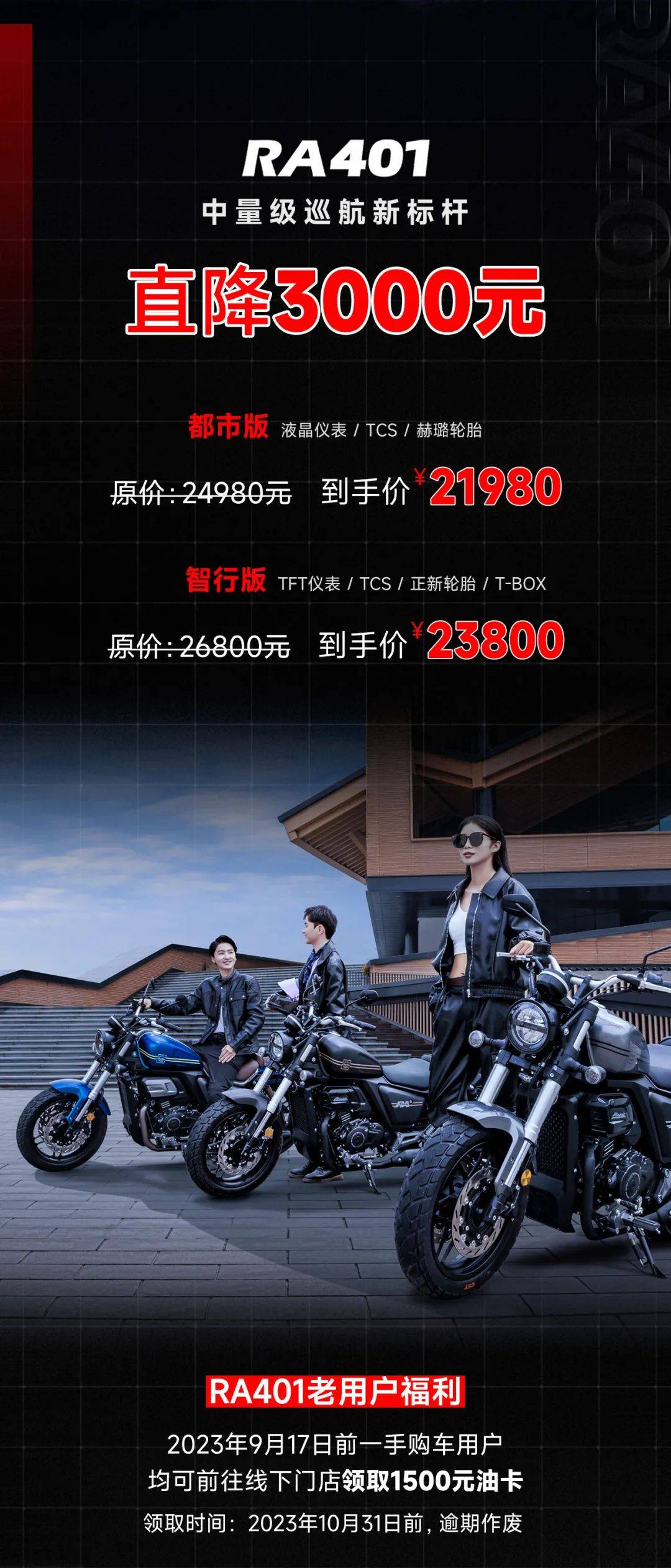 赛科龙RA401 vs. 春风CLC450 vs. 豪爵TR300：国产中排巡航车谁更具性价比？_搜狐汽车_搜狐网