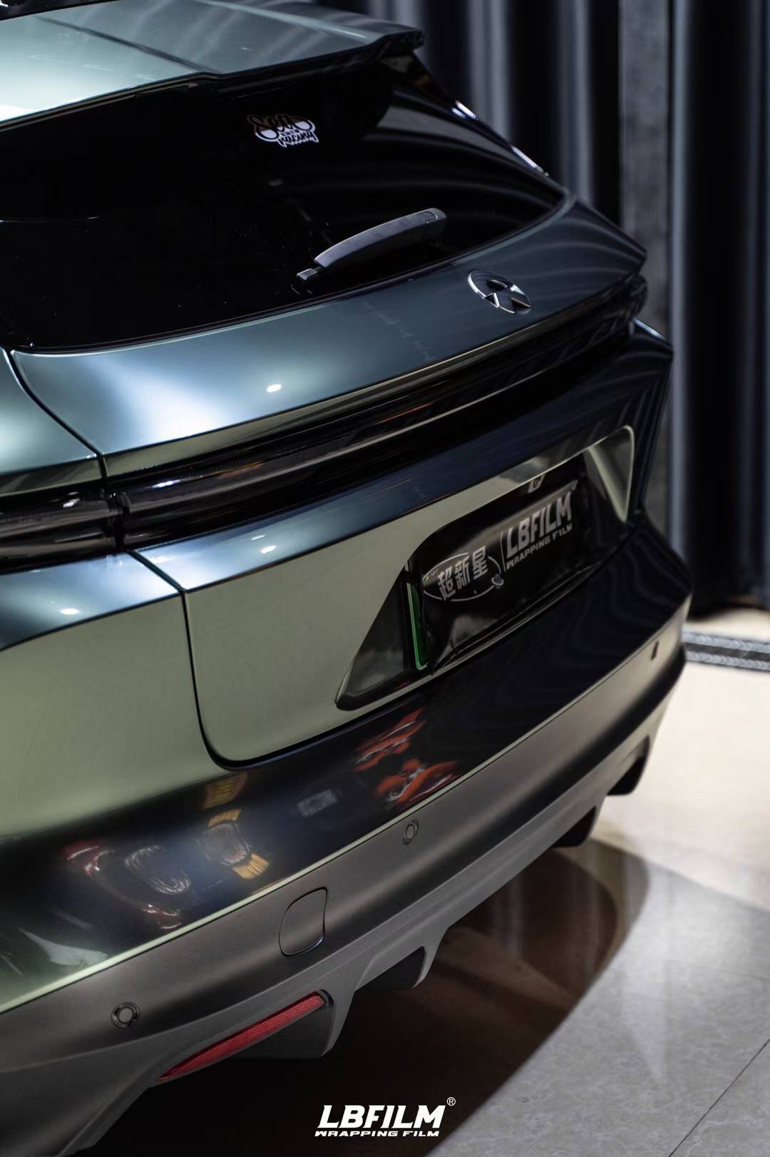 蔚来ET5-LB改色膜液态金属苍岭绿，,自带神秘感_搜狐汽车_搜狐网