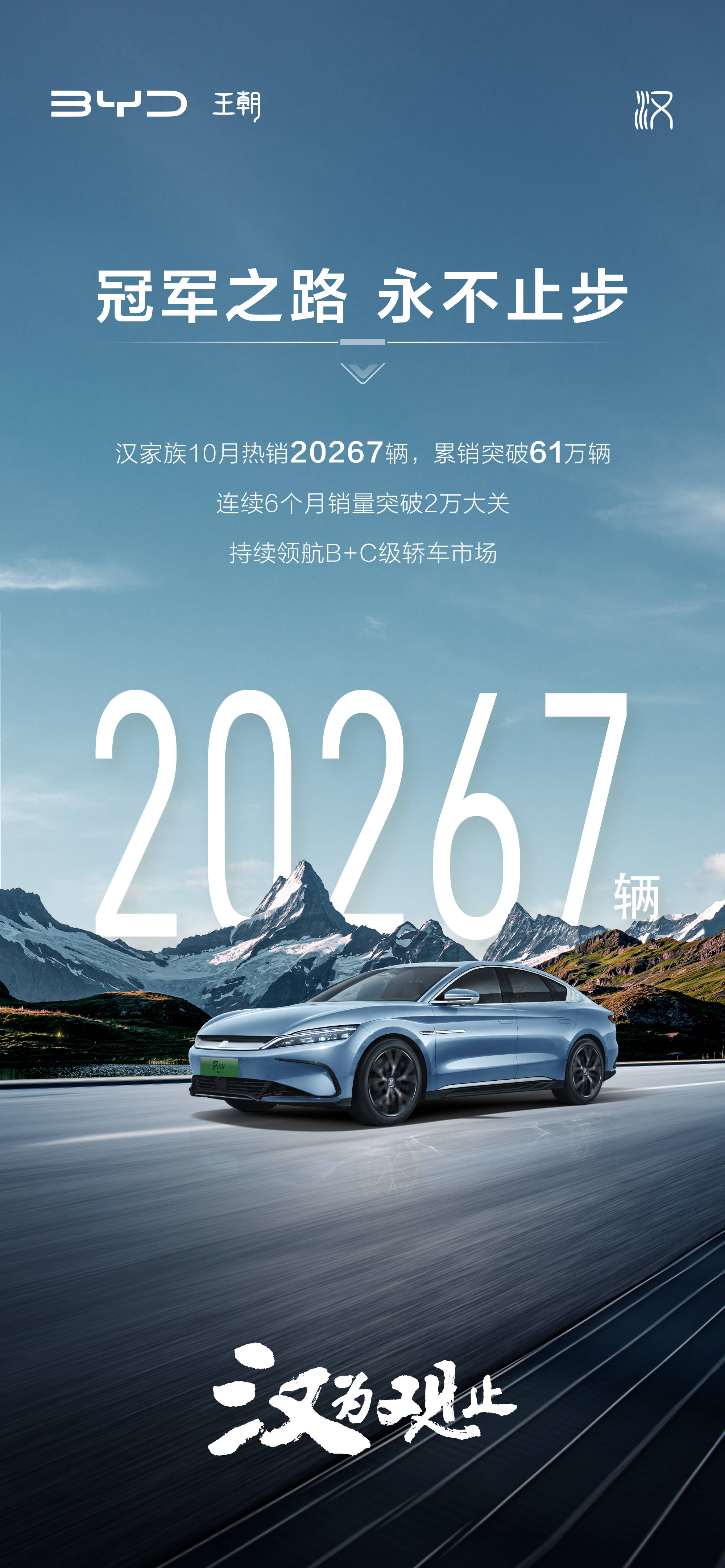 比亚迪汉10月热销20267辆，连续6个月销量破2万_搜狐汽车_搜狐网