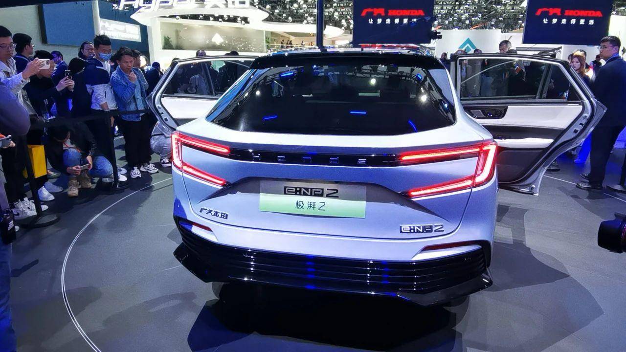 锋芒而生，广汽本田纯电新作e:NP2极湃2广州车展首发亮相_搜狐汽车_搜狐网