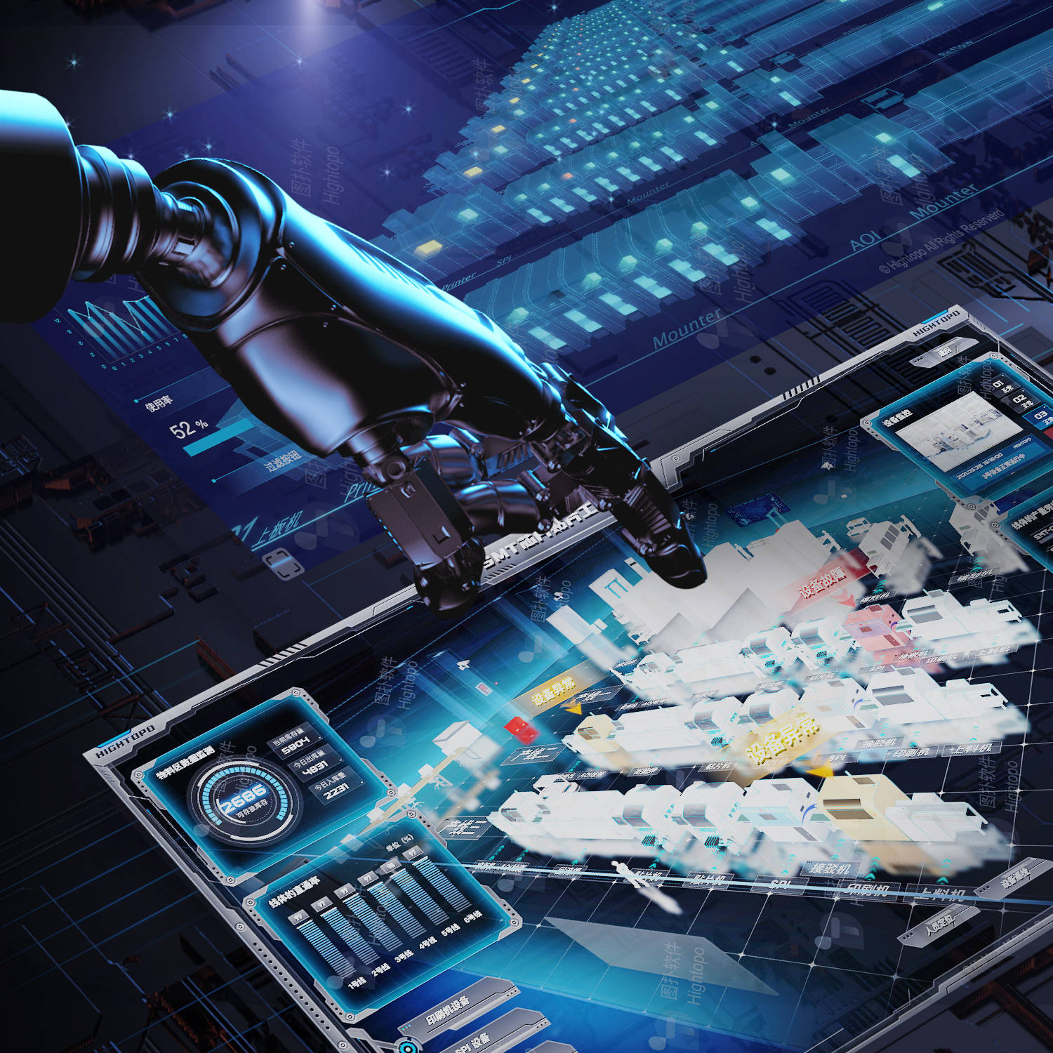 图扑 HT 引擎 × 3DGS 高斯泼溅_场景_技术_Web