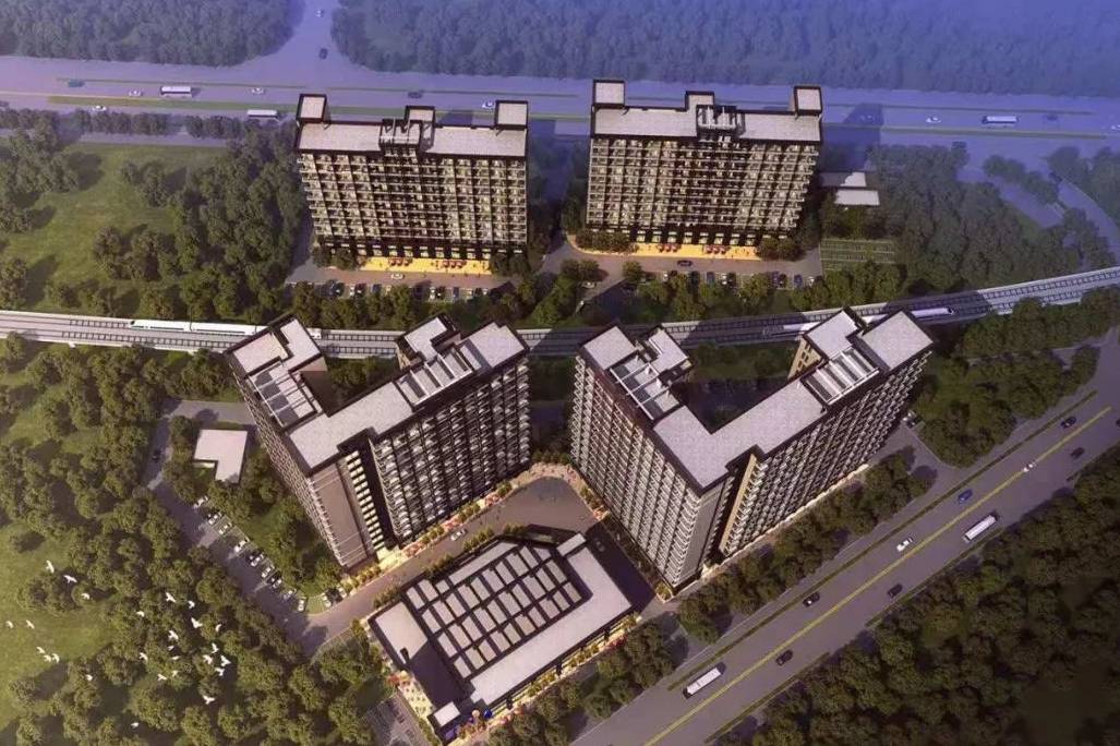 不限购公寓:松江泗泾通燃气Loft『钰丰商都』约63-74㎡！总价171万起！户户朝_方面_社区_设计