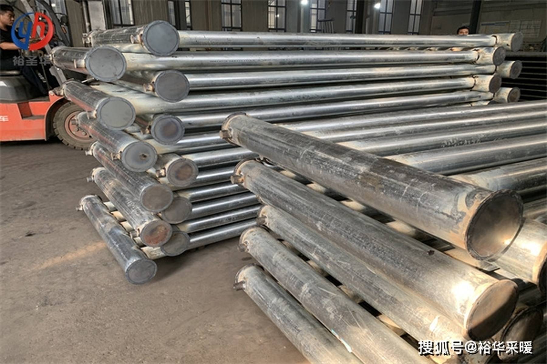 工业钢制光排管散热器D133*3000*2