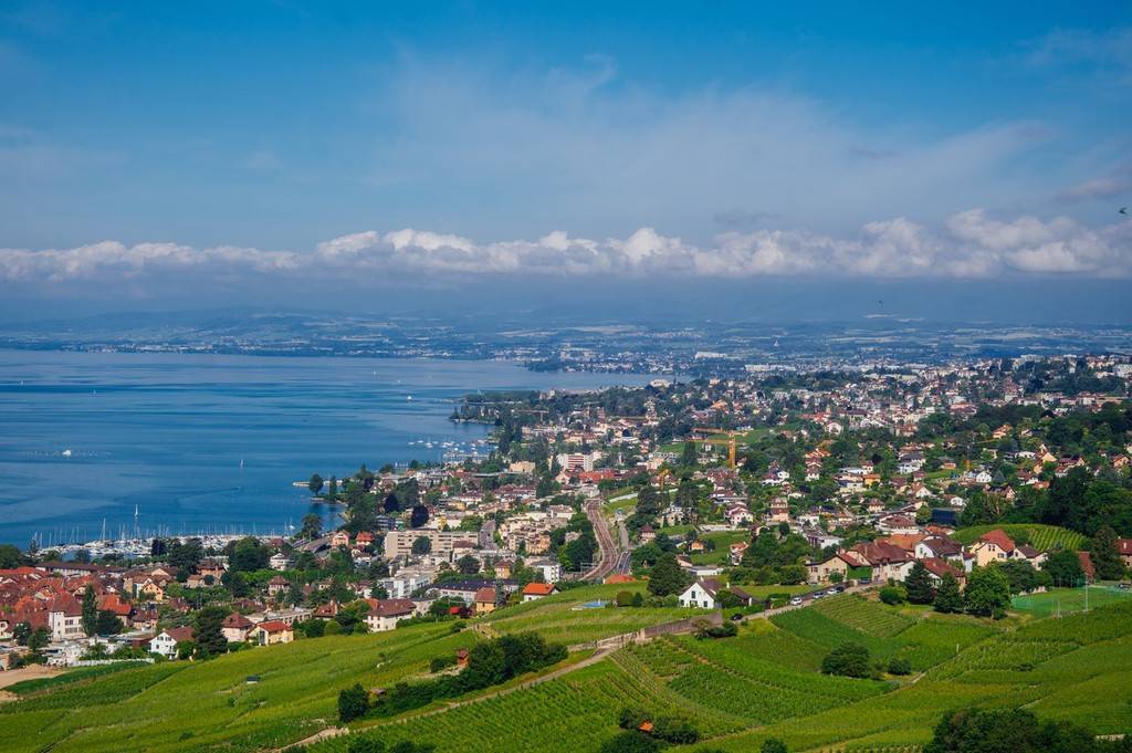 瑞士拉沃葡萄园梯田风光 联合国世界文化遗产-搜狐大视野-搜狐新闻