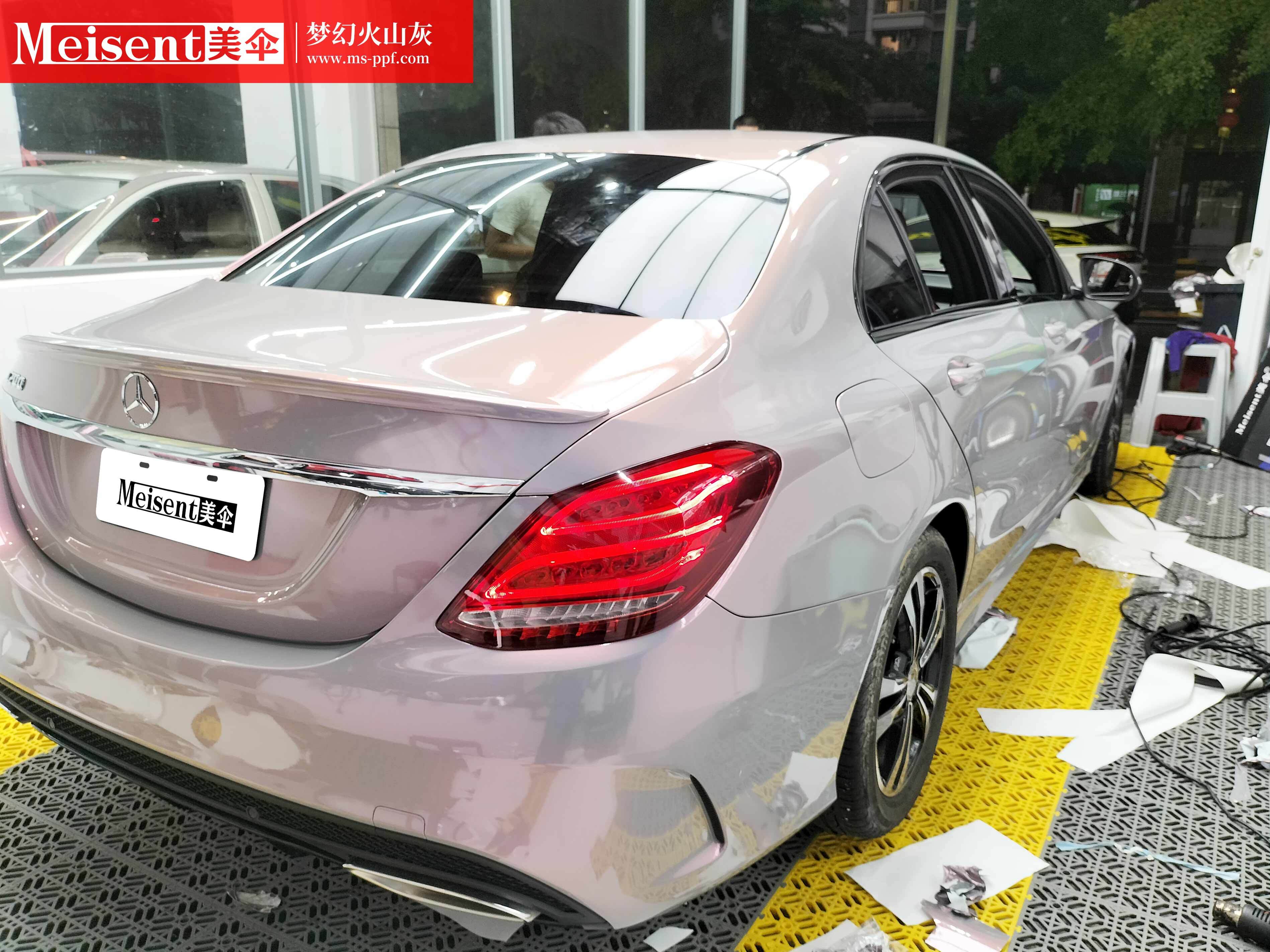 美国Meisent美伞进口高端改色膜 梦幻火山灰--奔驰_搜狐汽车_搜狐网