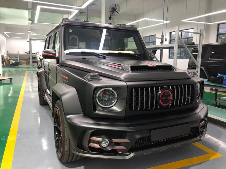 黑白两台21款奔驰G63同刷ecu释放潜在性能驾控更随心_搜狐汽车_搜狐网