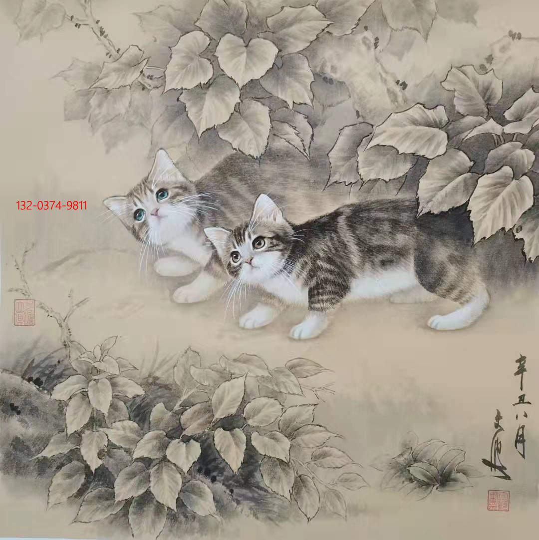 画家王文波国画猫作品集-搜狐大视野-搜狐新闻