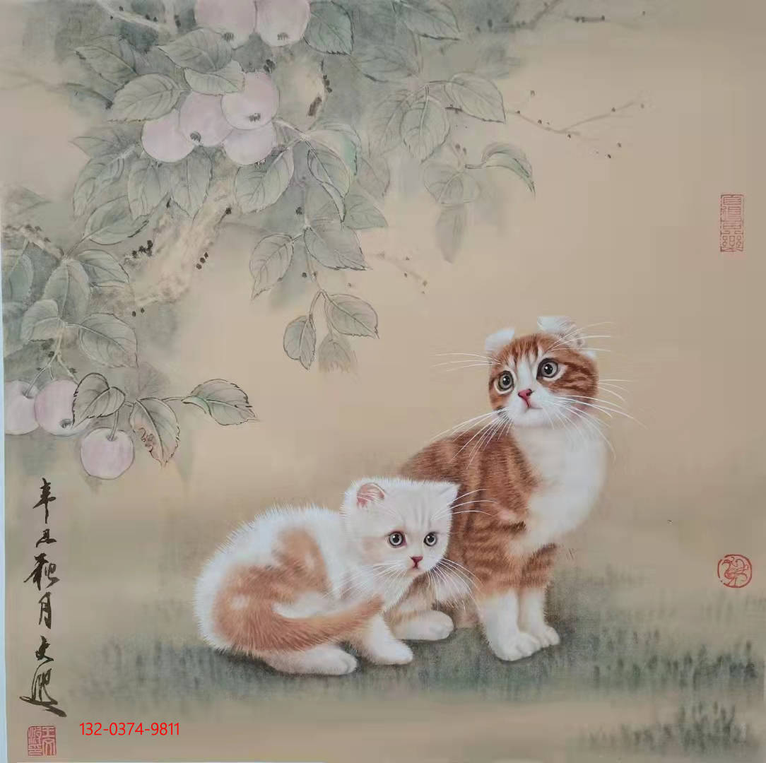 画家王文波国画猫作品集-搜狐大视野-搜狐新闻