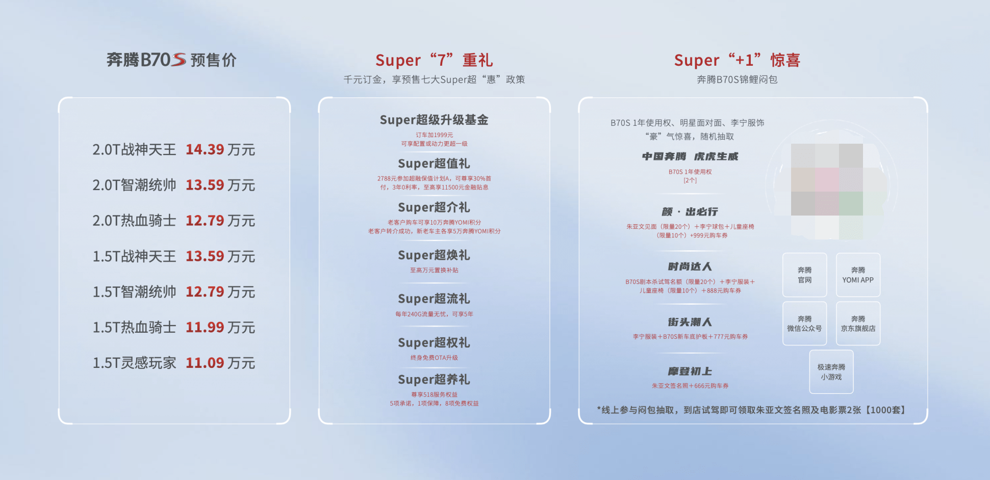 轿跑SUV新黑马 一汽奔腾B70S线上预售 惊喜“7+1"献礼Z世代_搜狐汽车_搜狐网