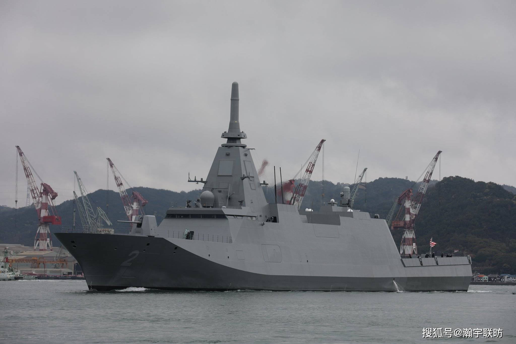 日本30FFM级护卫舰“熊野”号，3月22日服役！-搜狐大视野-搜狐新闻