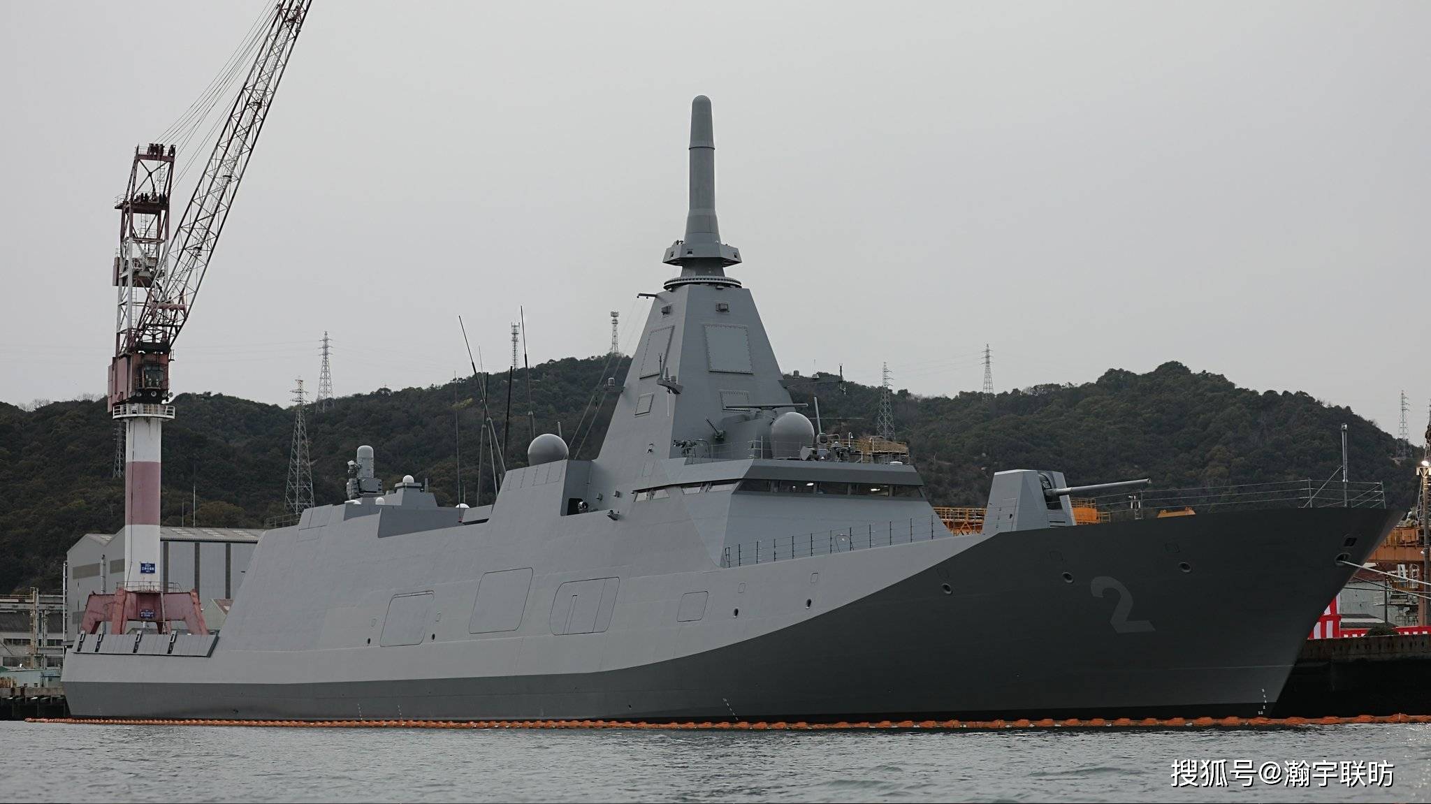 日本30FFM级护卫舰“熊野”号，3月22日服役！-搜狐大视野-搜狐新闻