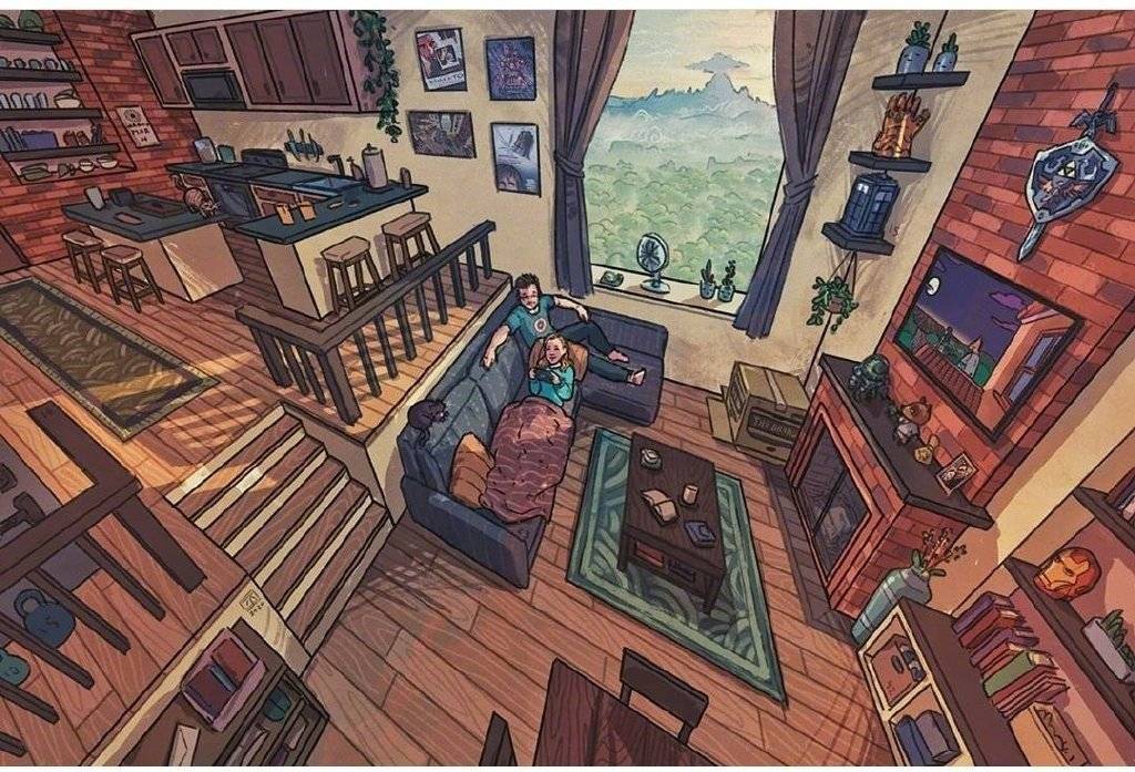 来自于 插画师: jars.arts 独特的视角作品欣赏-搜狐大视野-搜狐新闻