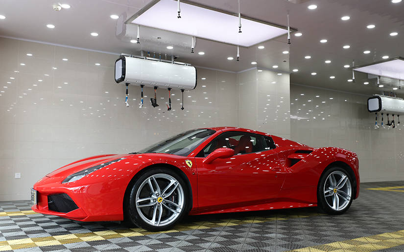 法拉利488 红色 YEECAR车衣 效果-搜狐大视野-搜狐新闻