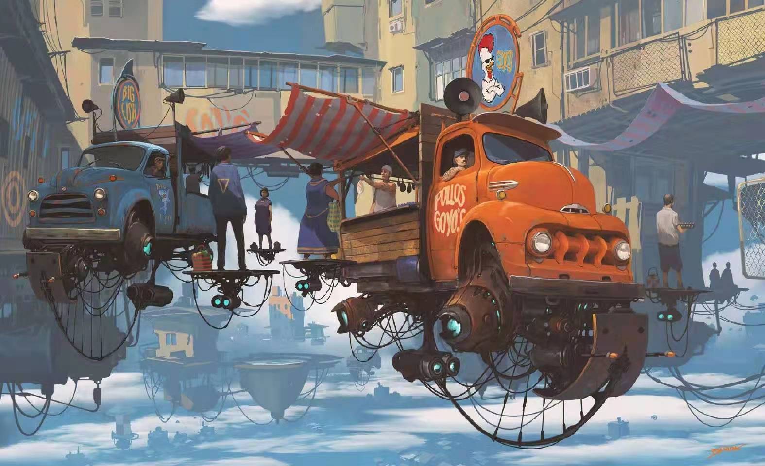 插画师 Alejandro Burdisio 科幻场景插画 -搜狐大视野-搜狐新闻