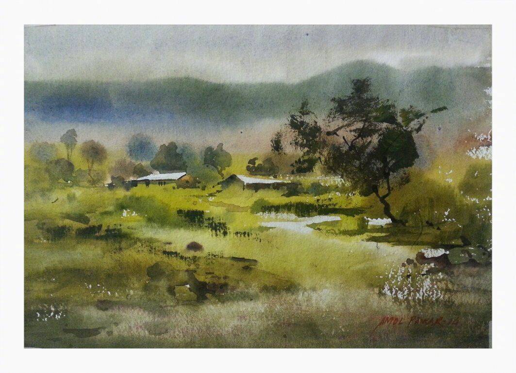 水彩画家 Nirupan Korwan 绘画作品欣赏 -搜狐大视野-搜狐新闻