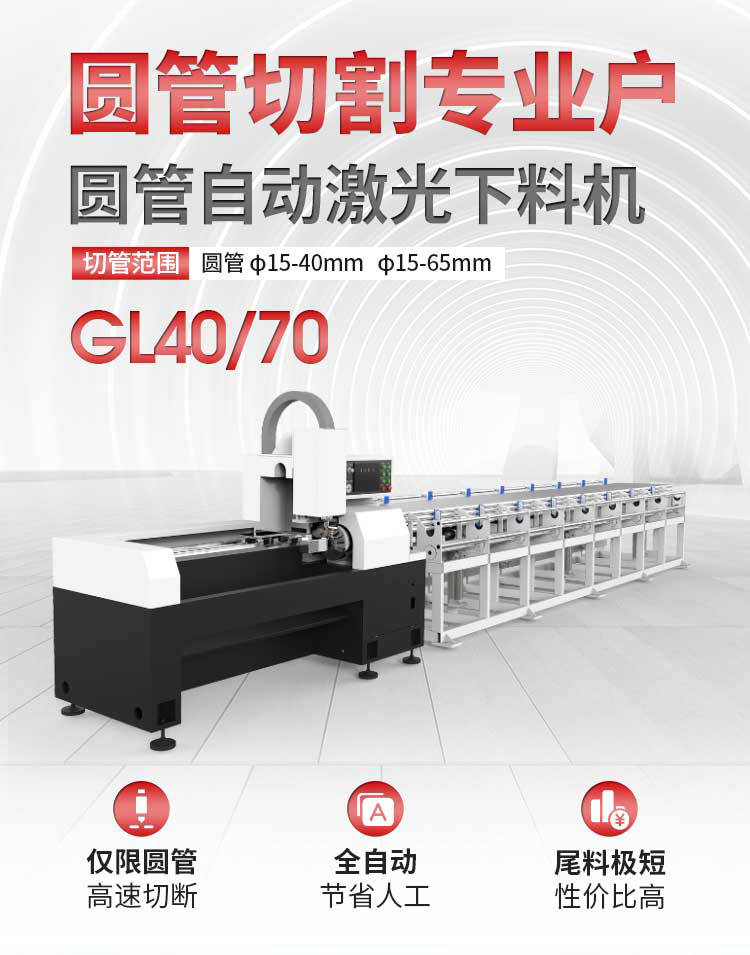 圆管激光切割机隆信GL40/70设备介绍-搜狐大视野-搜狐新闻