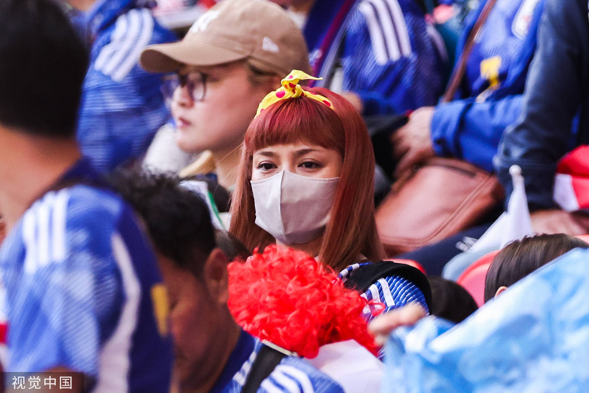 高清图：日本太太团观战世界杯 长相甜美清纯可人 搜狐大视野 搜狐新闻