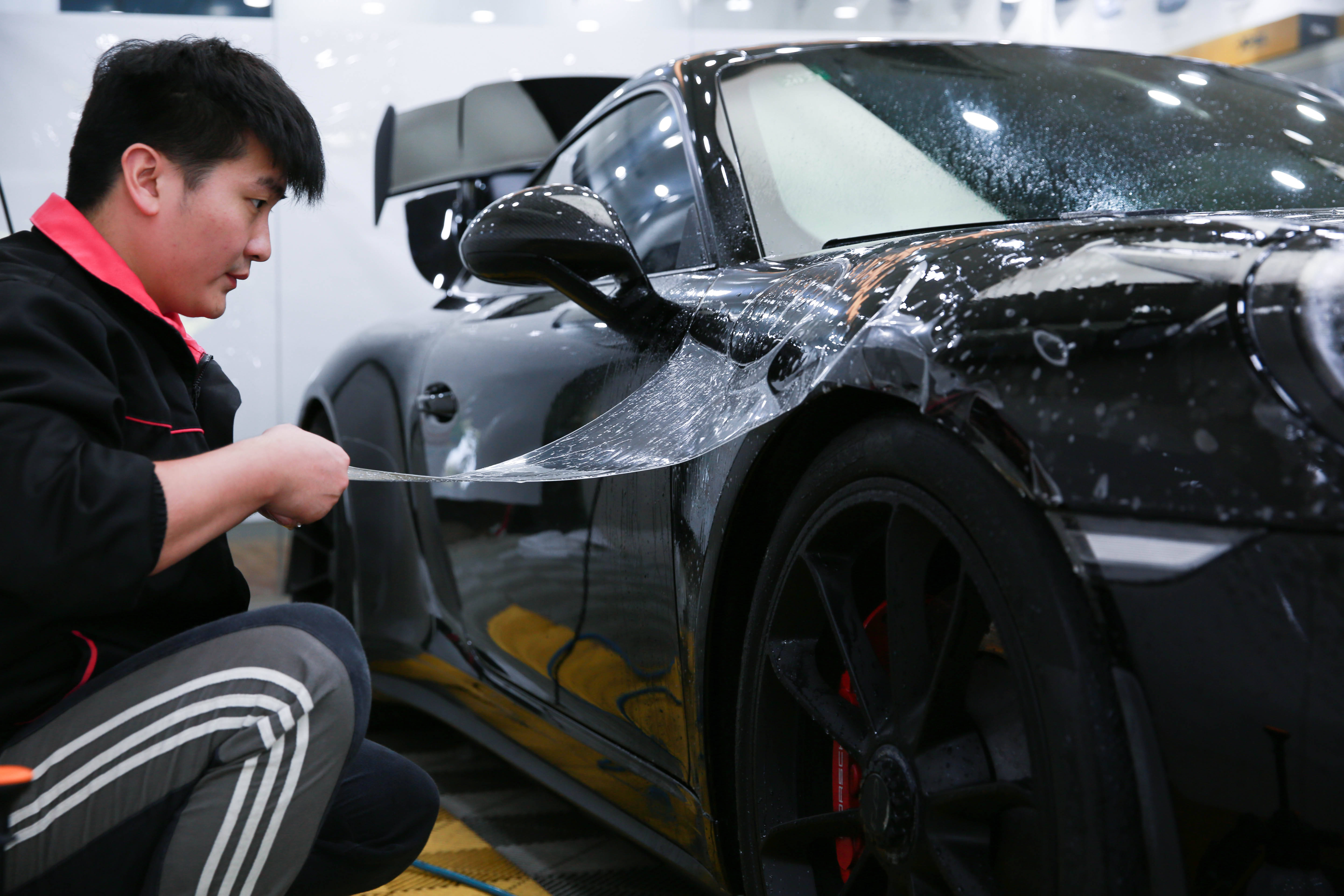 保时捷911GT装贴隐形车衣案例，WIIKYLE威铠尔出品-搜狐大视野-搜狐新闻