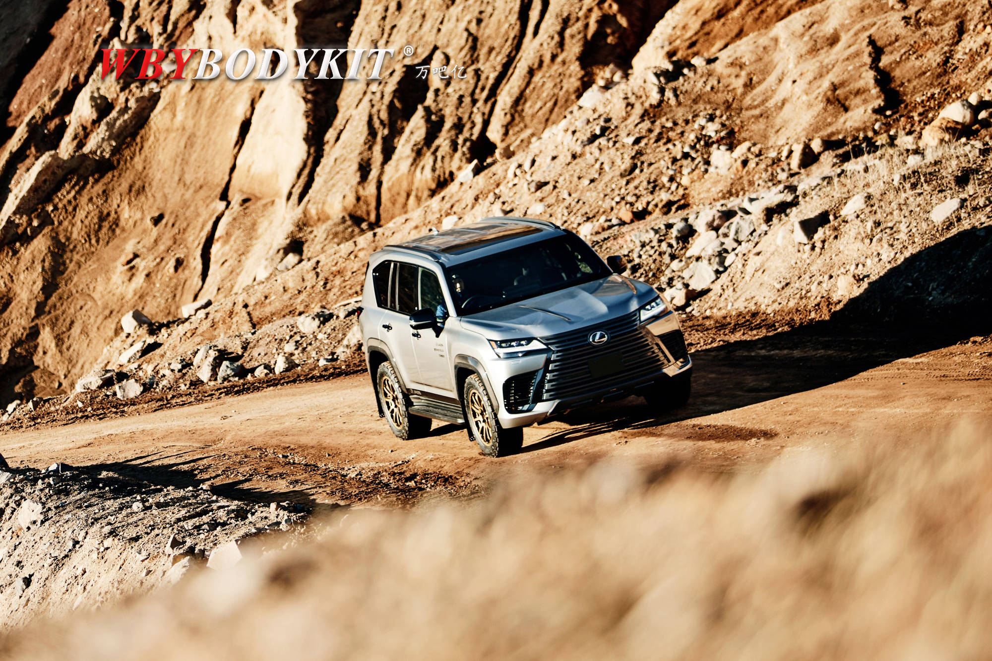 适用于2022款雷克萨斯LX600改装JAOS宽体小包围前唇后唇抛宽轮眉_搜狐汽车_搜狐网