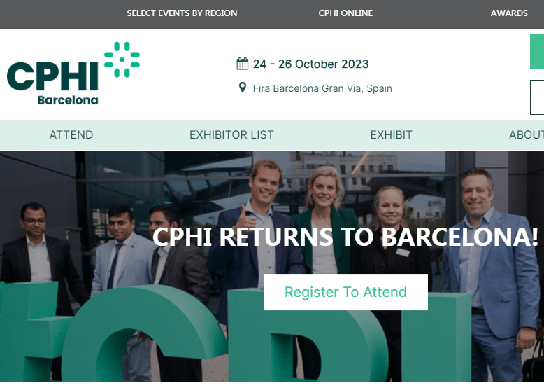 2023年10月24-26 西班牙 巴塞罗那 CPHI 展位选择已进入白热化_全球最大_国门