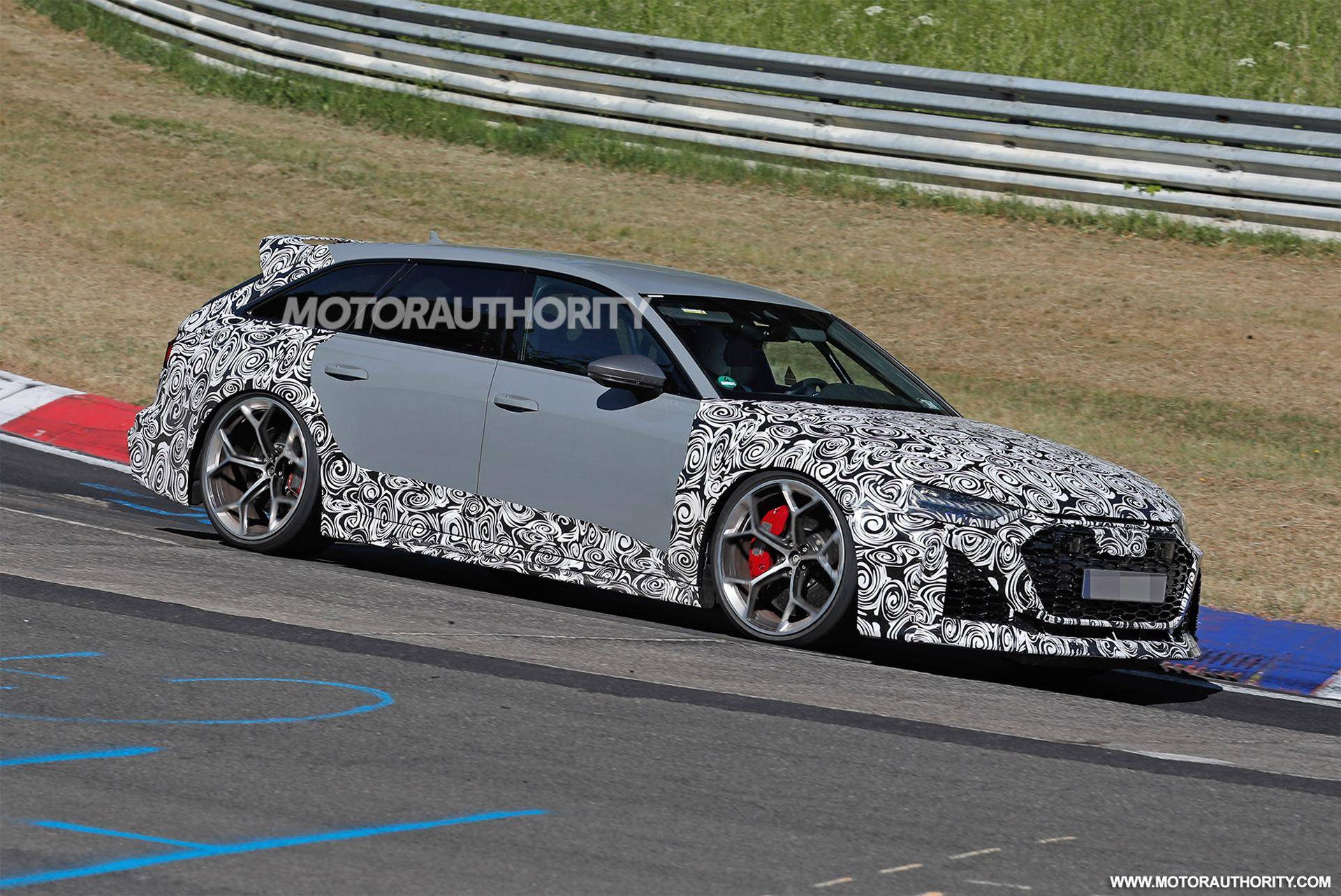 或为最强“瓦罐” 奥迪RS 6 Avant GT谍照曝光_搜狐汽车_搜狐网