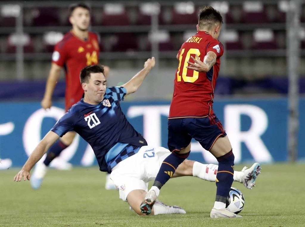 2023U21欧青赛小组赛：西班牙U21 1-0 克罗地亚U21-搜狐大视野-搜狐新闻
