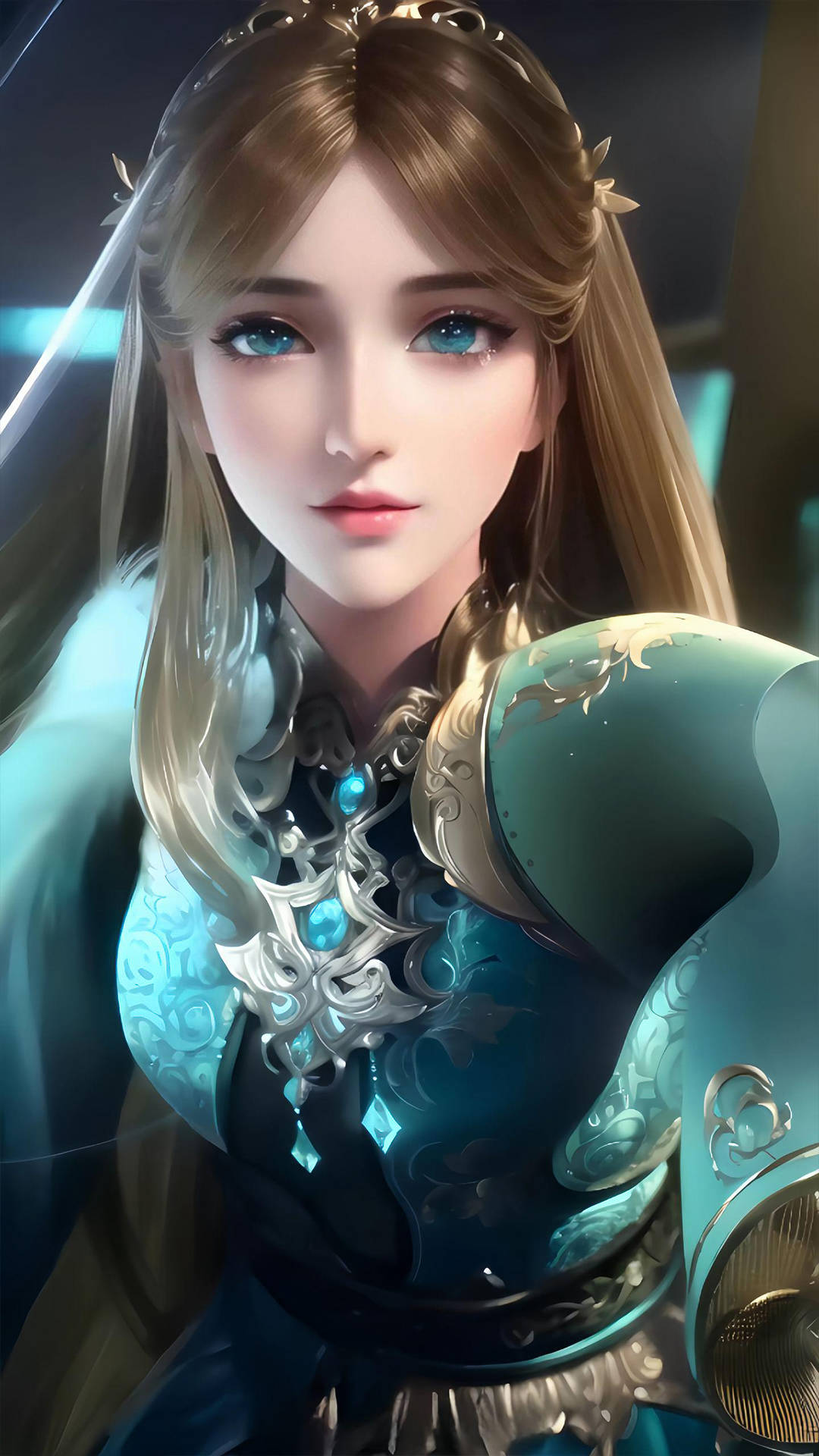 斗罗大陆宁荣荣AI手机壁纸：七宝琉璃宗的掌上明珠-搜狐大视野-搜狐新闻