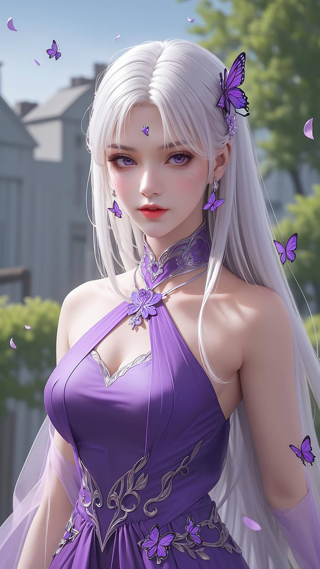 Ai国漫女神|《斗破苍穹》小医仙高清手机壁纸 搜狐大视野 搜狐新闻