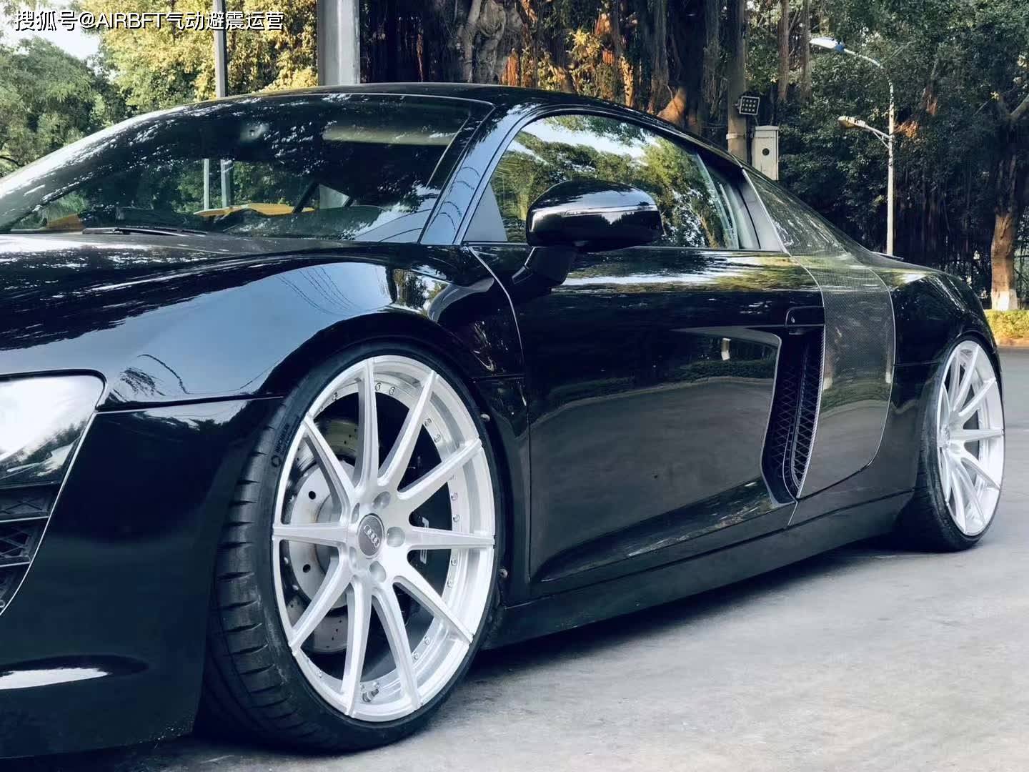 #超级跑车#奥迪R8改装AIRBFT气囊减震_搜狐汽车_搜狐网