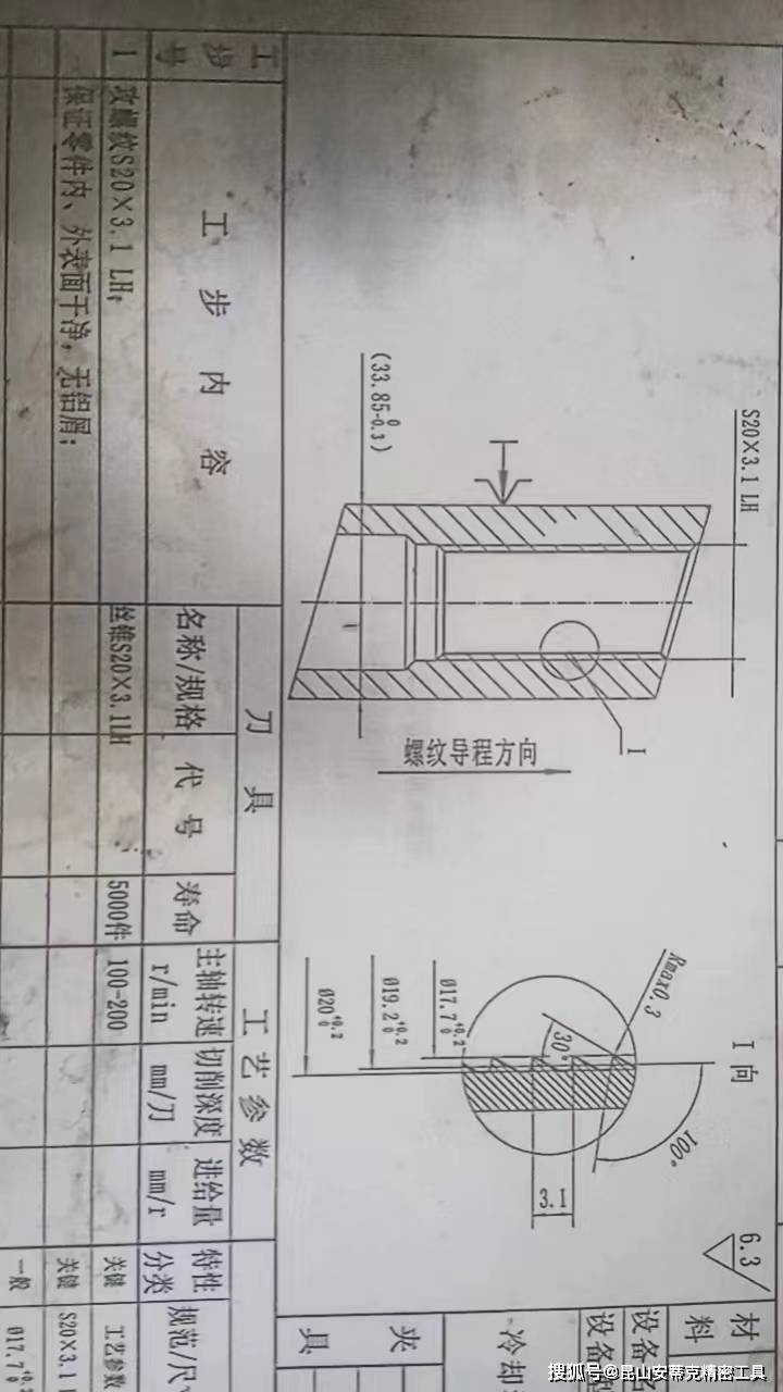 大众汽车（Volkswagen）拖钩套螺纹攻丝S22*3.1 LH和S20*3.10 LH_搜狐汽车_搜狐网