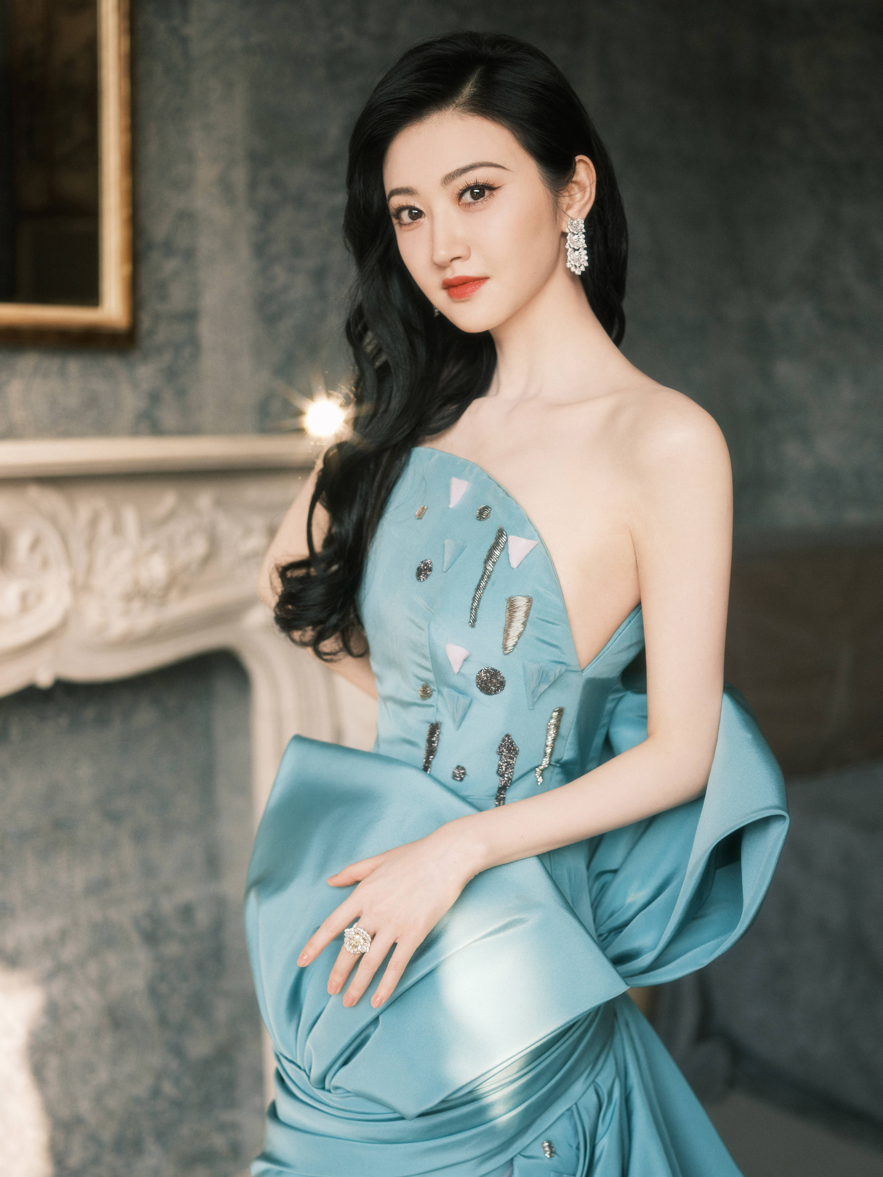 景甜女神时尚写真：优雅高贵、绝世佳人-搜狐大视野-搜狐新闻