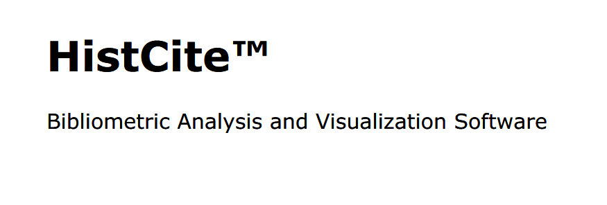 探索领域核心——引文分析工具HistCite使用实例_文献