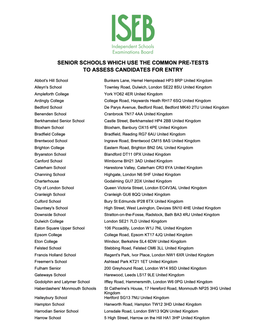 ISEB Tests｜今年最火的英国私校入学考试_in
