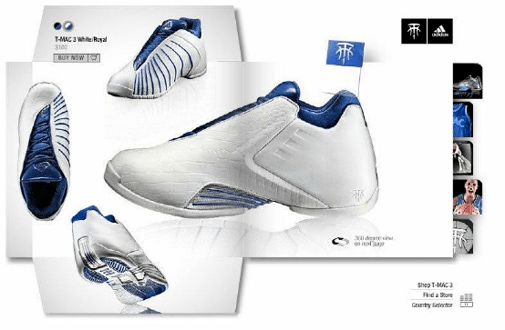 阿迪联手麦迪再推出经典的T-MAC3，当年很经典的一双鞋子…_T-Mac