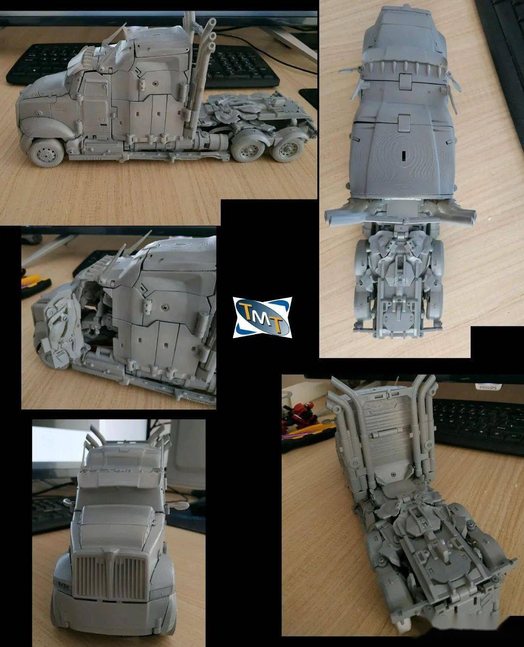 【成品】变形金刚非官方：TMT 骑士擎天柱 试作样品灰模_搜狐汽车_搜狐网