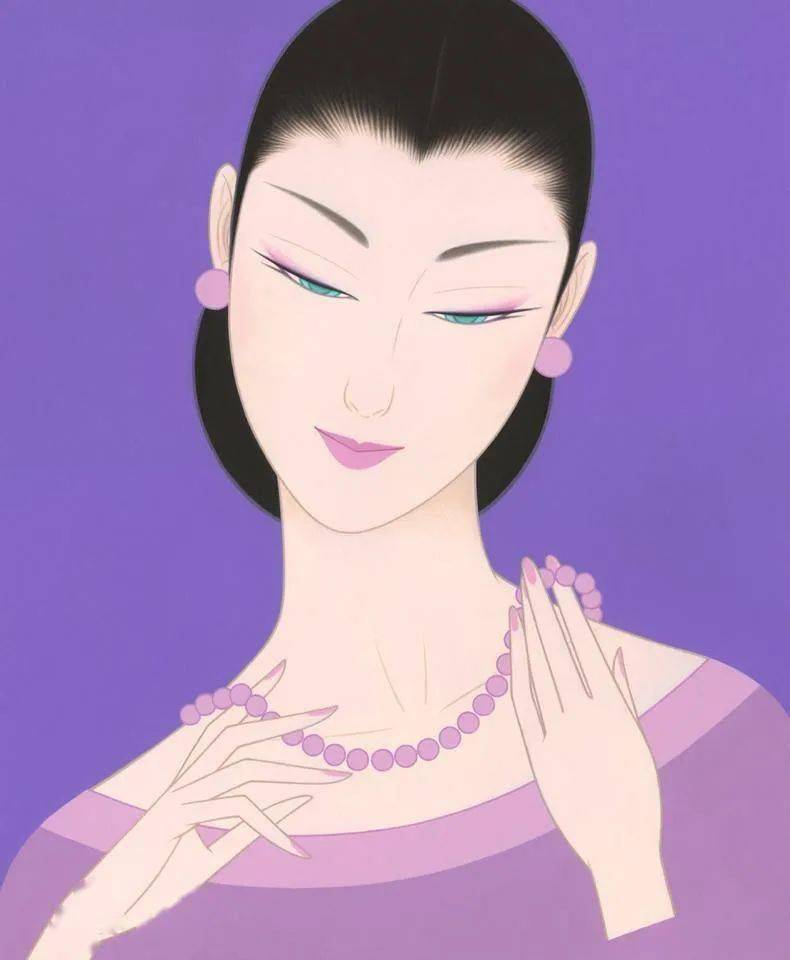 【绘画】鶴田一郎的日本美人画_Bijin-ga