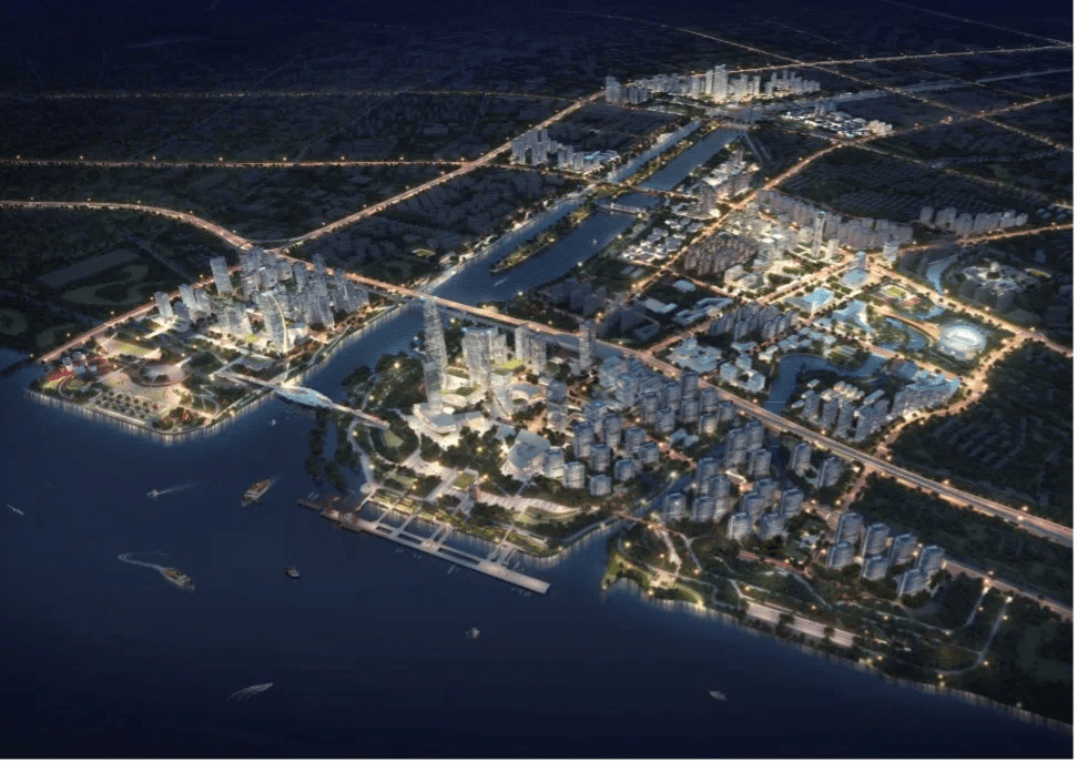 南通城市格局和资源要素规划布局新机场临空经济区鸟瞰图出炉发展