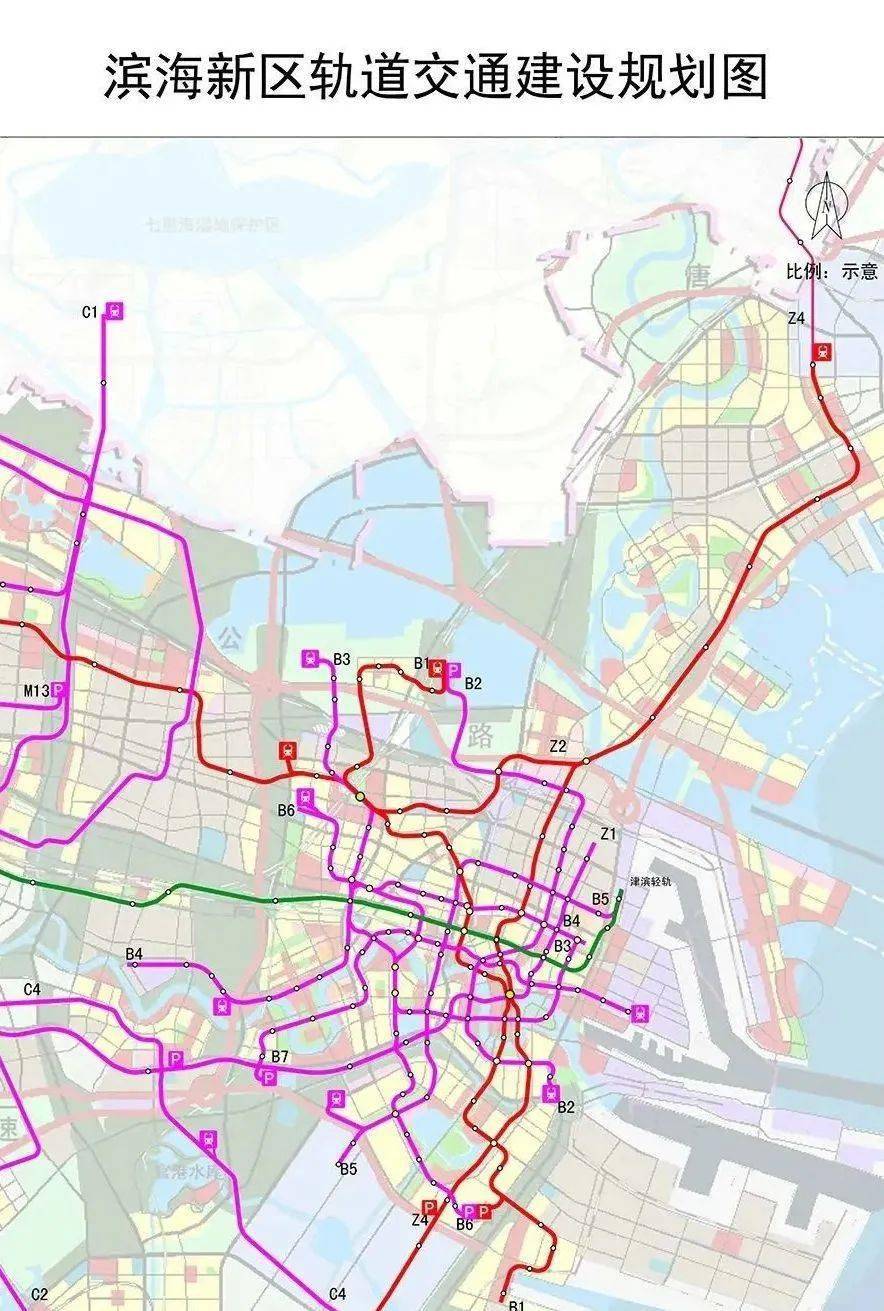 13站！滨海新区Z2线站点规划拟调整_轨道