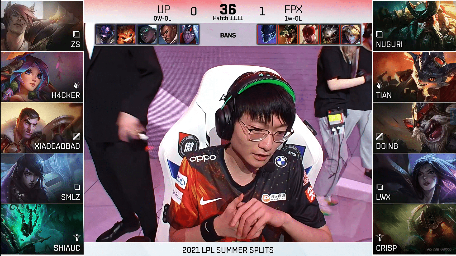 Smlz强势回归！碾压FPX打出超神战绩_比赛