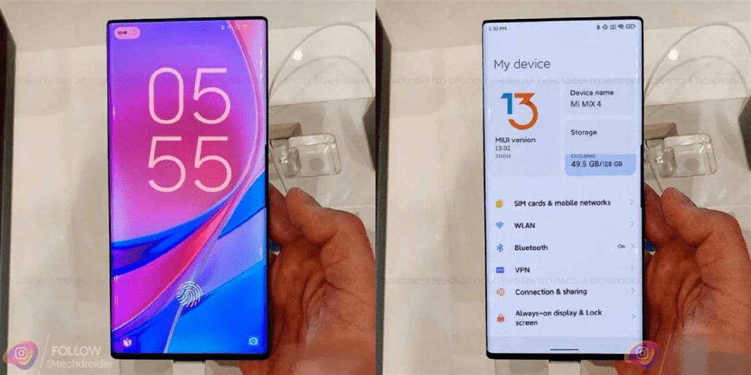 科技晚报｜疑似小米MIX4真机曝光 但却很眼熟/一加1代目前仍有300多位活跃用户_Galaxy