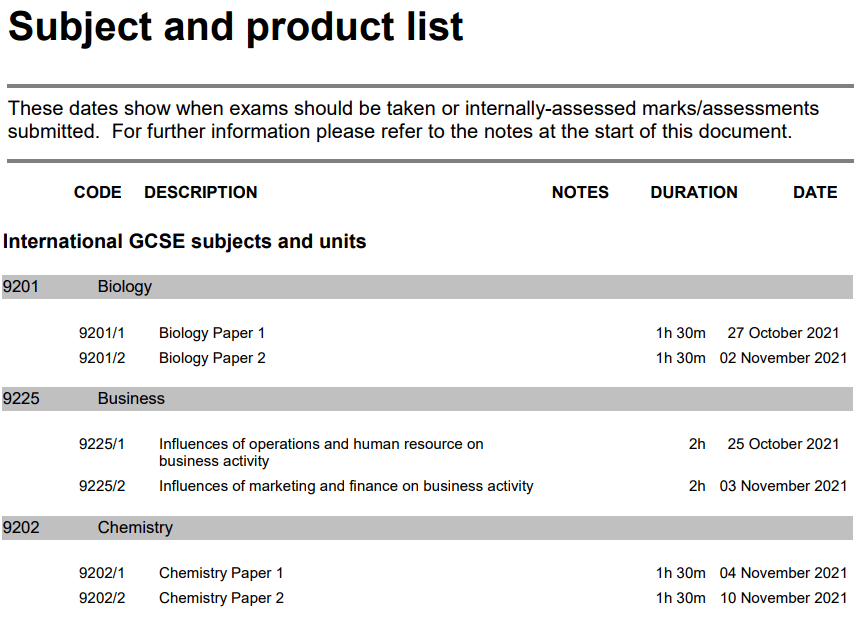 三大国际考试局秋季A-level/IG考试时间汇总！附考试评分细则_成绩