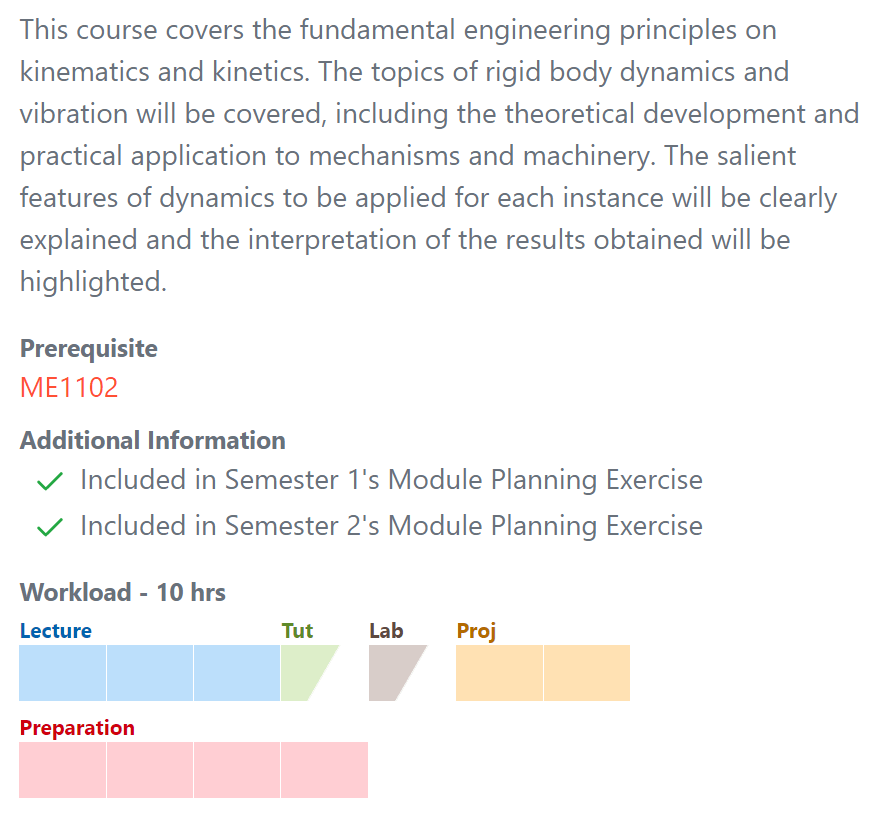 ME2115 Module Review_实验