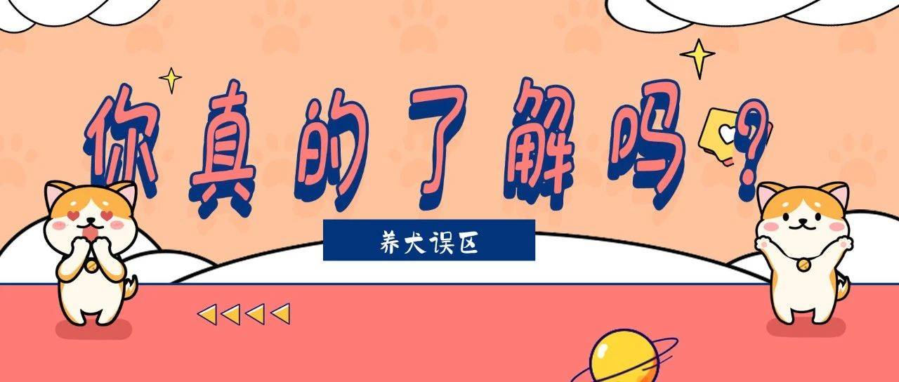 养狗的几大误区,你中了哪条?狗狗