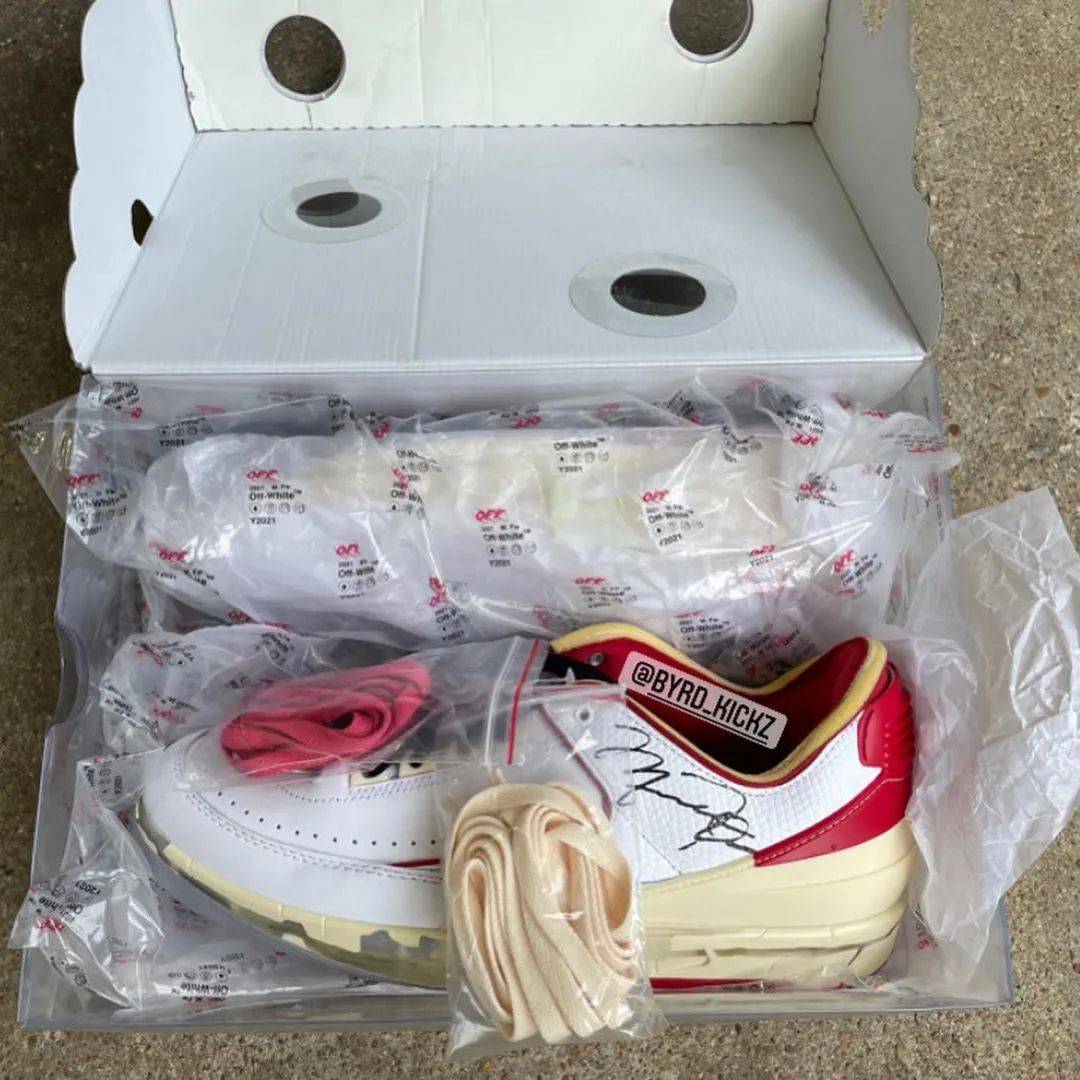 OW x AJ2特殊鞋盒首次曝光，两款配色将延后发售！_Air