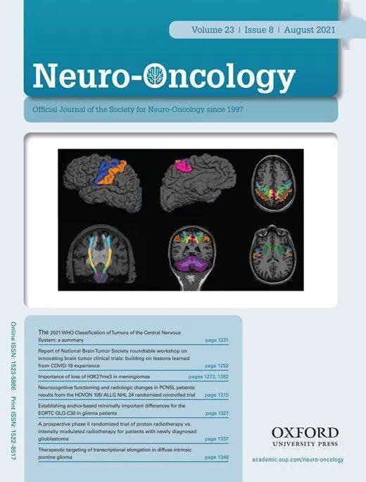 【期刊速览】《Neuro-Oncology》2021年8月文章_肿瘤