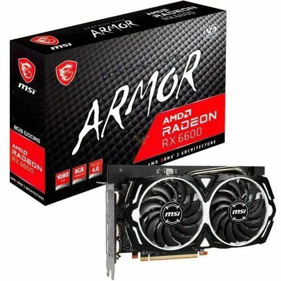 微星 ARMOR 系列显卡时隔两年回归，推出 Radeon RX 6600_官方