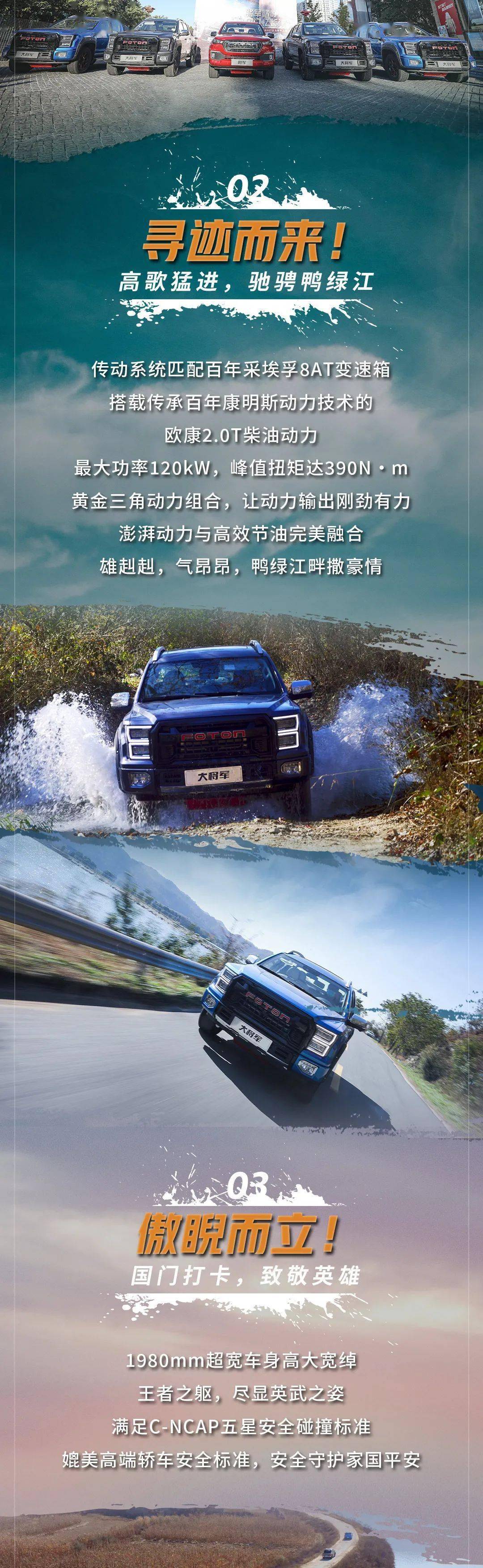 将军踏峥嵘，国门忆长津|福田皮卡首款柴油8AT热血燃情之旅圆满收官！_搜狐汽车_搜狐网
