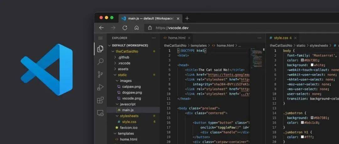重磅！微软发布 vscode.dev，把 VSCode 带入浏览器！_运行