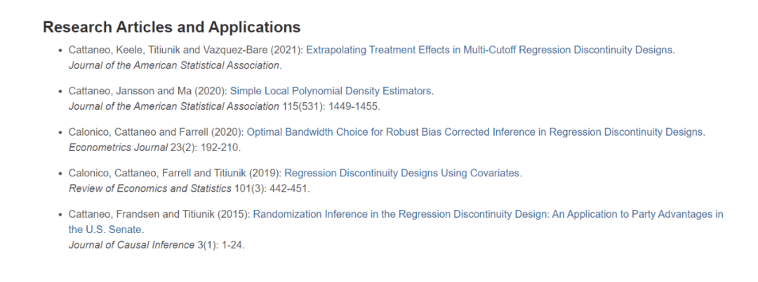 RDD：不可不知的断点回归论文合集_using_and_Designs