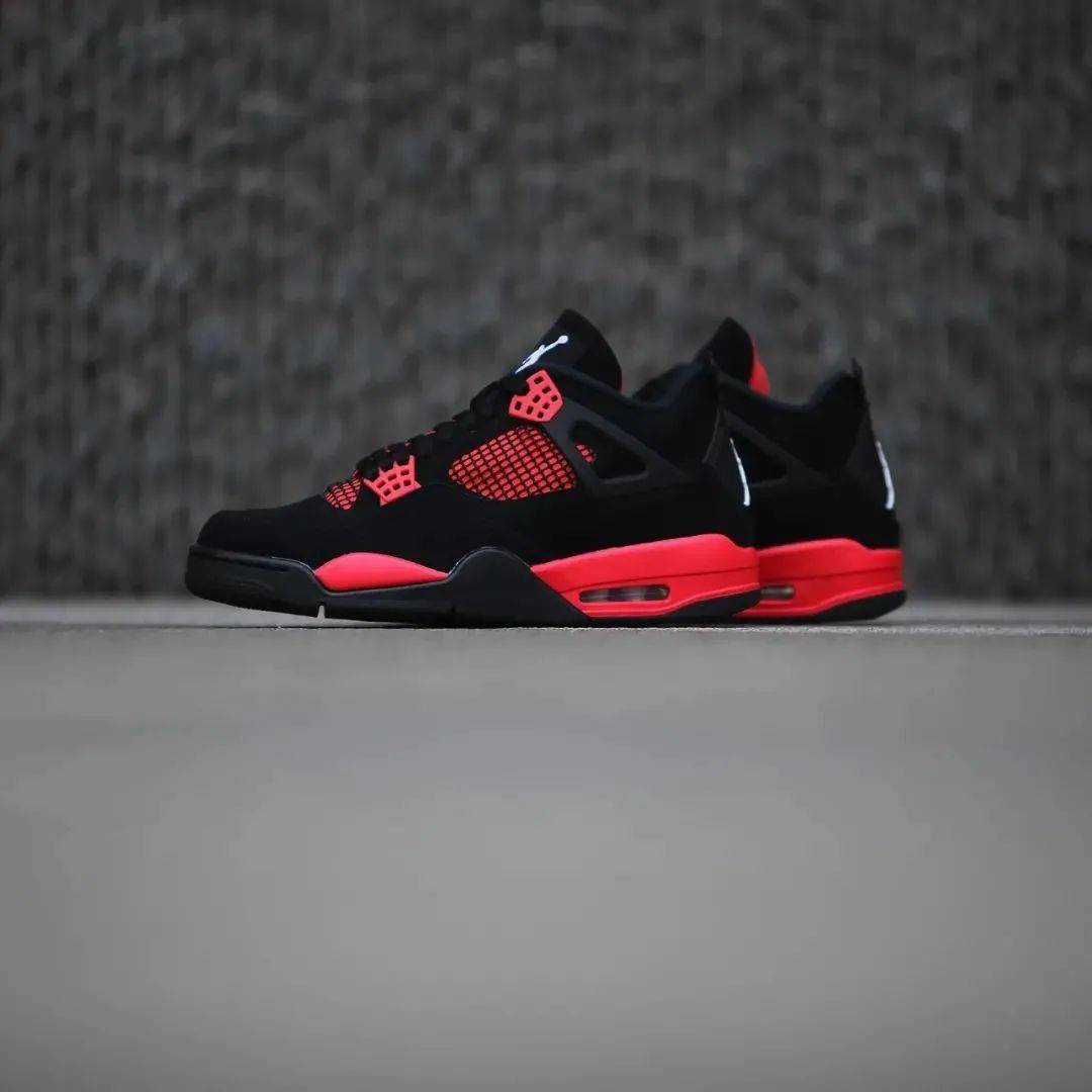 Air Jordan 4 Retro "Red Thunder"｜XH55限量发售预告 」_Brand_登陆_全黑